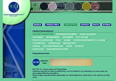 Over Ons | EKI | Celrubber, Schuim & Rubber oplossingen